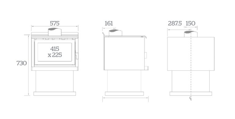 Wood Fireplace NZ | Haast Freestanding Clean Air Fires From Kent